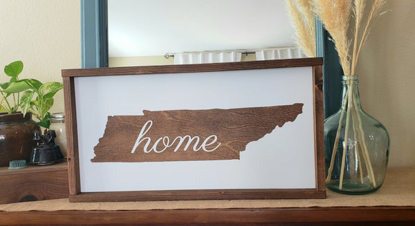 Home State 12" x 24" inch signs – blue4designs